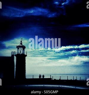 Morecambe Stone Jetty and Lighthouse Stock Photo - Alamy