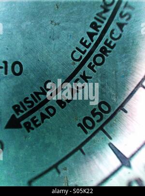 Scale of a barometer Stock Photo - Alamy