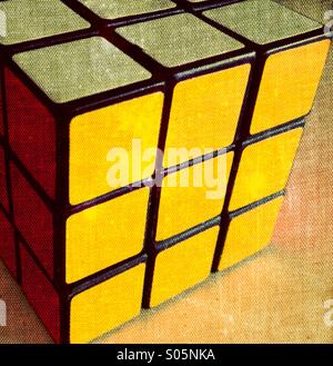 Side view of a Rubik's cube Stock Photo - Alamy