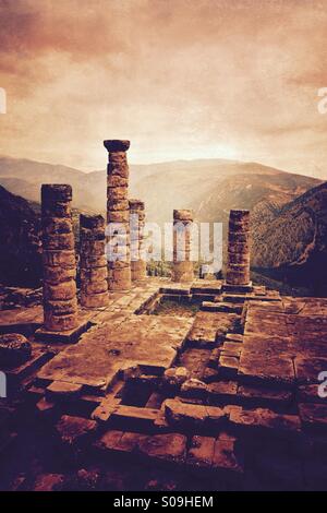 Ancient City of Delphi , Greece Stock Photo - Alamy