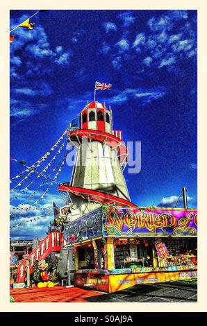 funfair stourport upon severn, worcestershire, england, uk Stock Photo ...