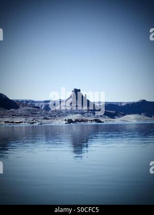 Castle Rock Lake Powell Utah Arizona USA Stock Photo - Alamy
