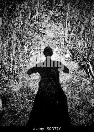Shadow of a disabled person Stock Photo - Alamy
