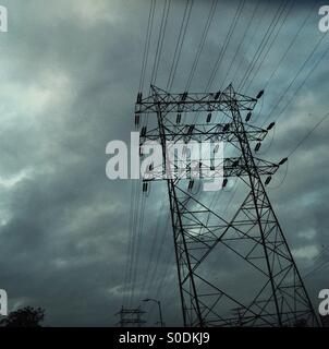 Power lines Industrial Los Angeles California United States of America ...