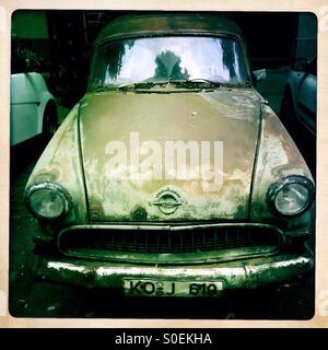 Old rusty vintage car, Berlin, Ohio, USA Stock Photo - Alamy