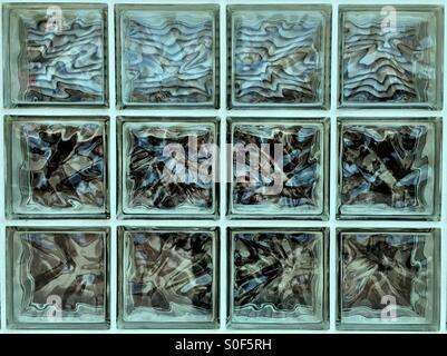 Pattern of glass block wall texture and background Stock Photo - Alamy