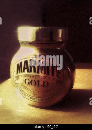 A limited edition jar of Marmite Stock Photo - Alamy