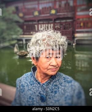 1, one, Chinese woman, old woman, elderly woman, mature woman, senior ...