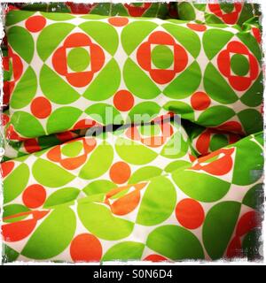 Brightly coloured and patterned fabric Stock Photo - Alamy