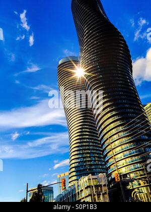 modern curvy towers Stock Photo - Alamy