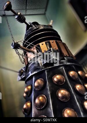 Daleks from the BBC Dr Who TV series. Famous metal monster. Corgi toy ...
