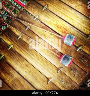 Thai Xylophone - Ranad Ek, Thai traditional wood rail percussion ...