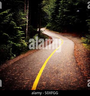 Winding bike and walking path through beautiful landscaping on Hilton ...