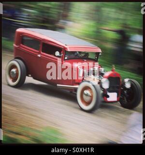 Hot rod on the Hayride hill climb , England Stock Photo - Alamy