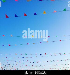 carnival bunting flags Stock Photo - Alamy