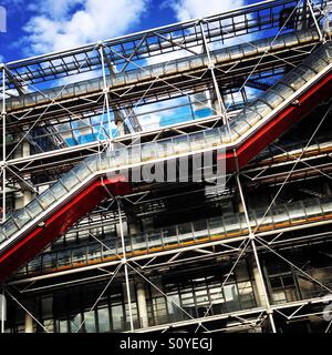 Inside the Centre Pompidou Stock Photo - Alamy