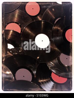 Generic Vinyl Records Stock Photo - Alamy