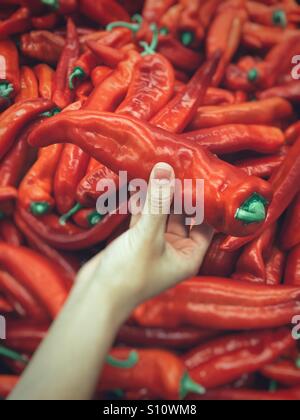 big red chili Stock Photo - Alamy