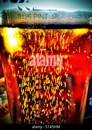 Pint of Lager Shandy Stock Photo - Alamy