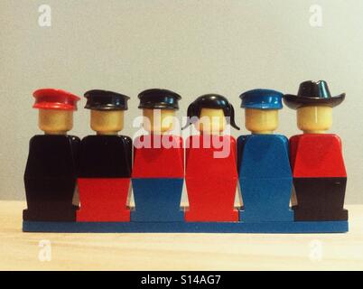 Vintage 1970's Lego minifigures Stock Photo - Alamy