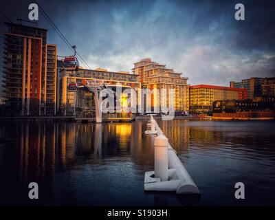 The Emirates Air Line in London, England UK Stock Photo - Alamy