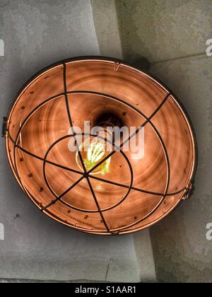 Industrial light fixture Stock Photo - Alamy