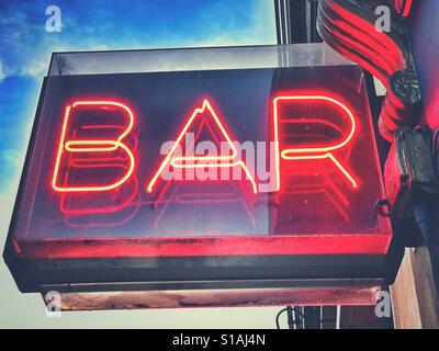 Neon lights of the Red Light Bar Coffeeshop where taking and smoking ...