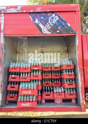 empty coke bottles Stock Photo - Alamy