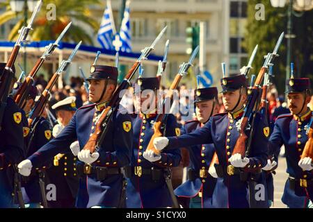Greek army parade Stock Photo - Alamy