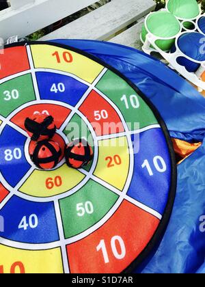 Velcro dart game Stock Photo - Alamy