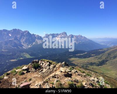 view from the summit of col quaterna on the costa della spina,in the ...