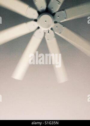 Ceiling fan in motion Stock Photo - Alamy