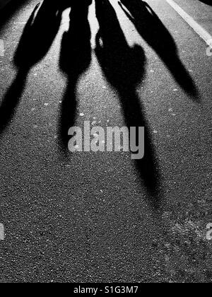 people's shadow on street Stock Photo - Alamy