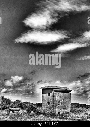 WW1 & WW2 defences, Bawdsey, Suffolk, England Stock Photo - Alamy