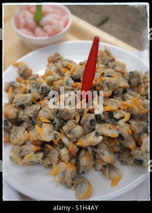 Cockles at the cockle sheds Stock Photo - Alamy