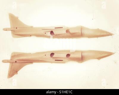 Harrier Jump Jet scale model aircraft Stock Photo - Alamy