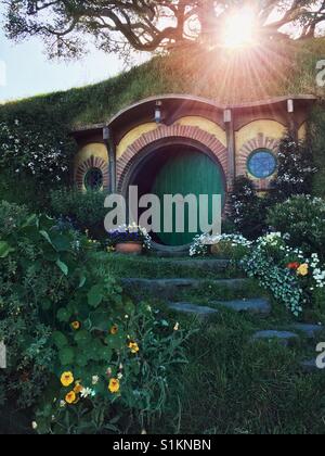 The Hobbit-house of Frodo in the Shire, in the famous place named ...