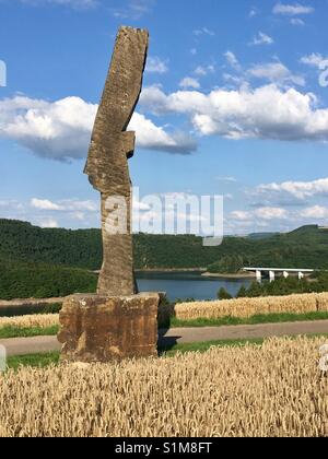 Esch sur Sure, Obersauer, Sauer, Sure, Upper Sure, National Park ...