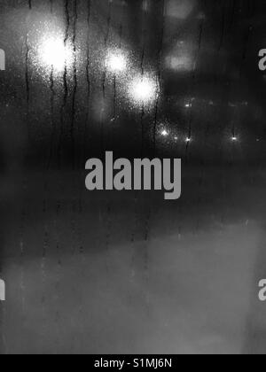 Wet window pane Stock Photo - Alamy