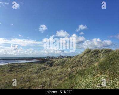 View of Broad Beach, Rhosneigr, Anglesey Stock Photo - Alamy