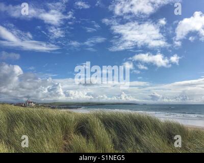 View of Broad Beach, Rhosneigr, Anglesey Stock Photo - Alamy