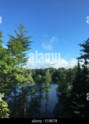 Spider Lake Wisconsin Stock Photo - Alamy