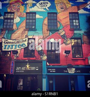 Connected Ink and Jam Art Factory, Temple Bar, Dublin, Ireland Stock ...