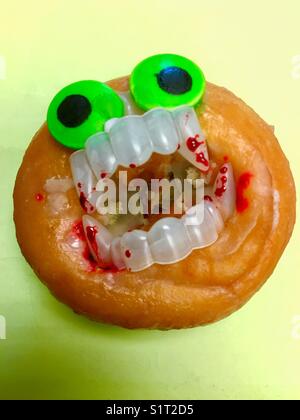 Scary Halloween Donuts Stock Photo - Alamy