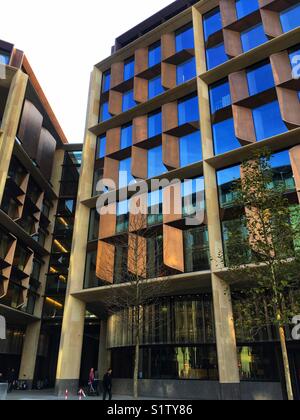 Bloomberg European headquarters, in the City of London, as seen from ...