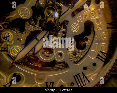 Inner workings of a watch Stock Photo - Alamy