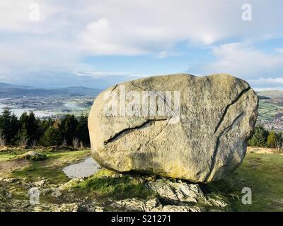 Cloughmore Stone (2), Rostrevor Stock Photo - Alamy