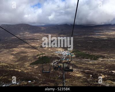 Glencoe Mountain Chairlift Stock Photo - Alamy