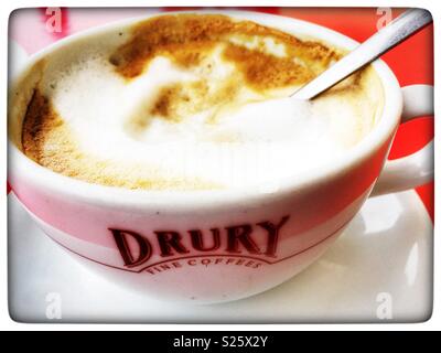 A cup of Drury coffee Stock Photo - Alamy