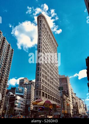 Construction of Flatiron Building, New York City, New York, USA ...